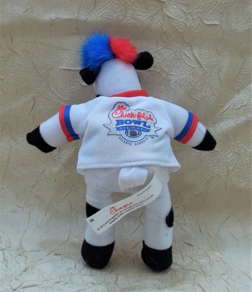 Chick-Fil-A Bowl 6" Miniature Plush Cow Atlanta Georgia SEC vs ACC ...