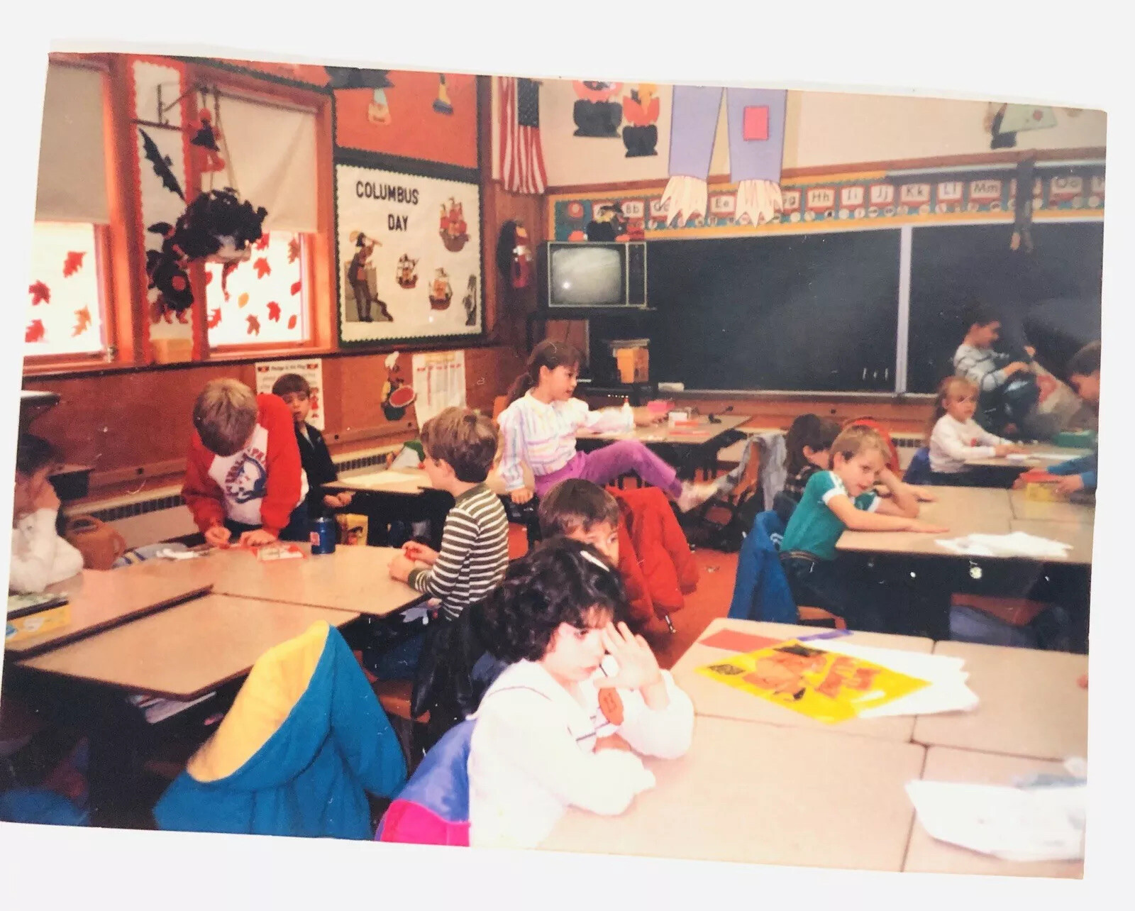 Vintage 1980s 1990s elementary pre School Classroom color photo | eBay