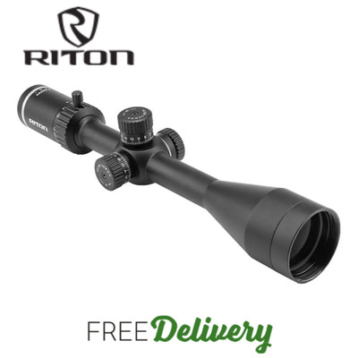 Riton Optics X1 Conquer 6-24x50mm Rifle Scope 1" Tube, R3 Illuminated ...