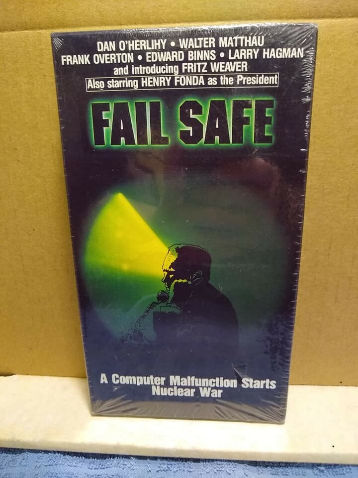 VHS tape, "Failsafe", classic movie, shrink wrapped as bought from ...