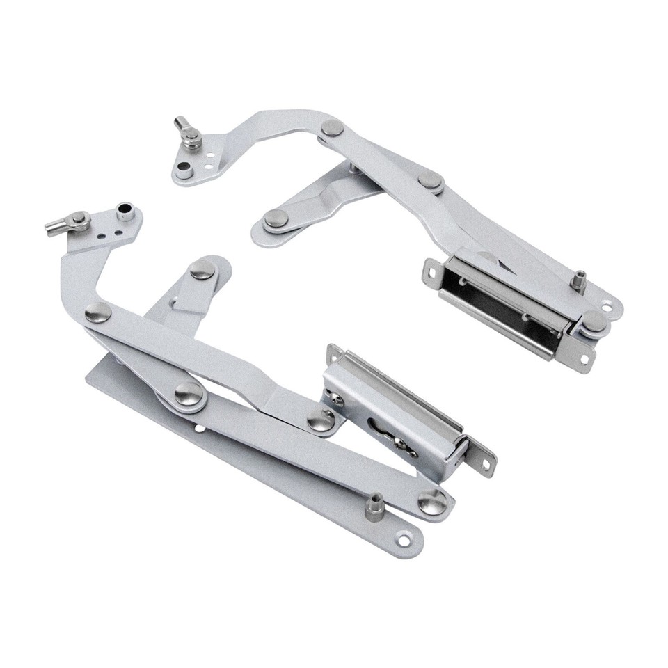 2pcs Cabinet Door Hinges Folding Lift Up Top Vertical Swing Furniture ...
