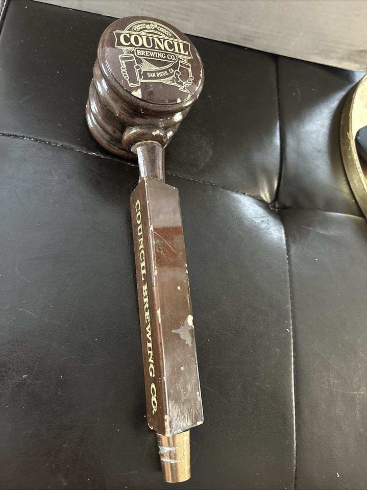 Council Brewing Gavel Shape Draft Beer Tap Handle. Rare | eBay