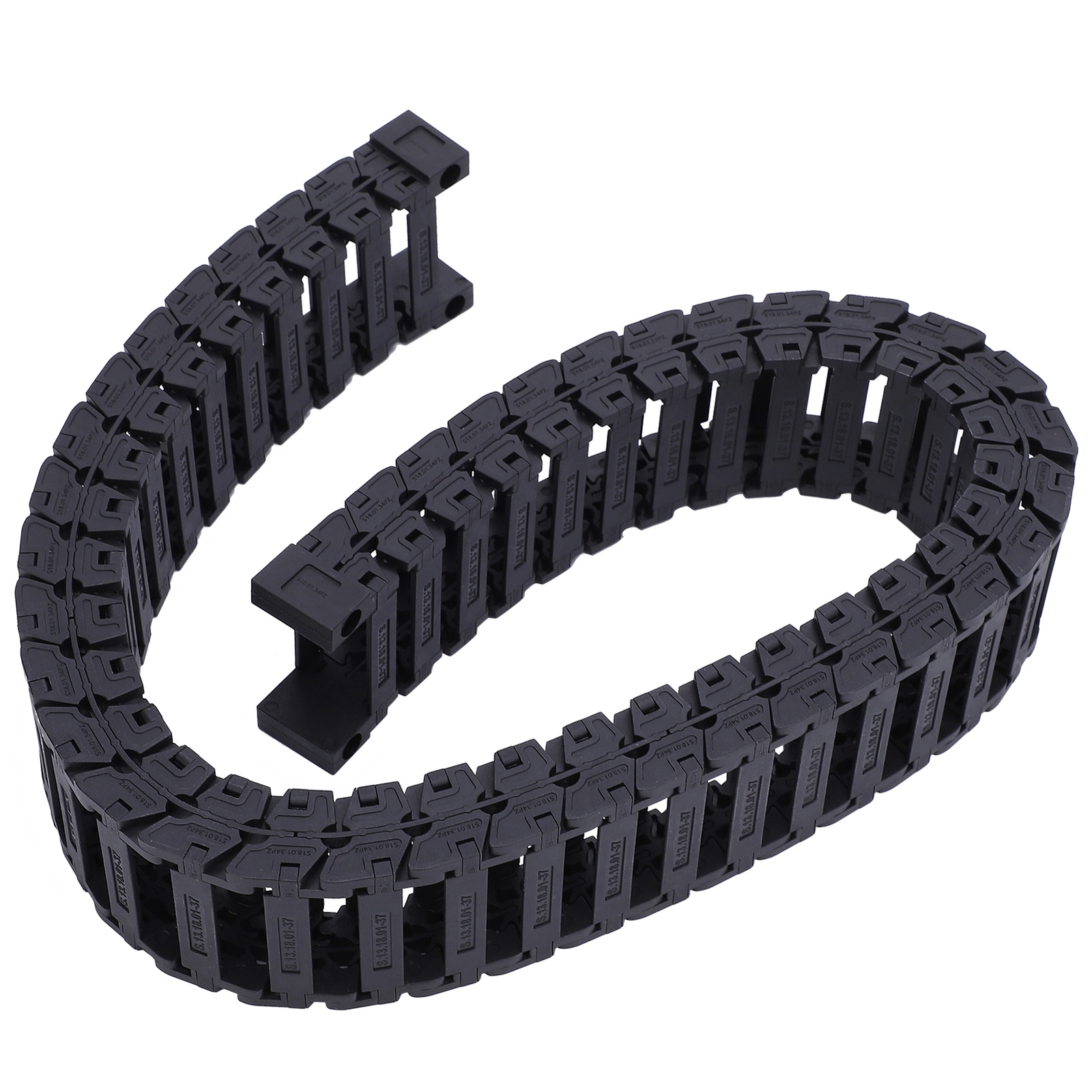 Cable Drag Chain Assembly Wire Carrier Silent Series Tank Towline ...