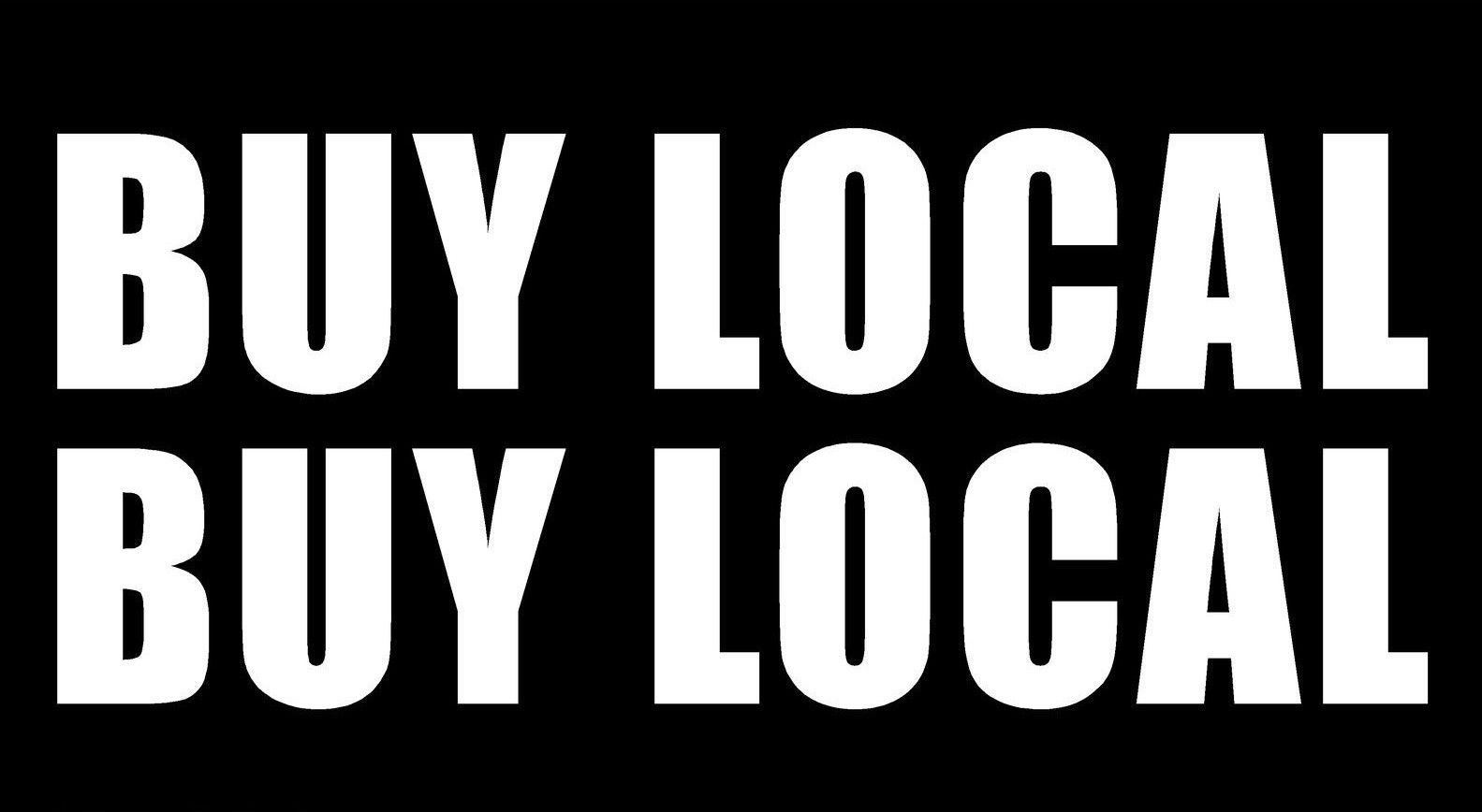 Buy Local Decals Set of 2 Car Truck Window Vinyl Bike Decal Sticker | eBay
