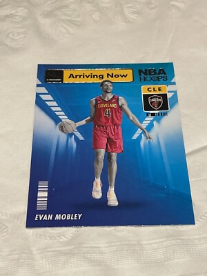 2021-22 Panini Hoops Basketball Evan Mobley Arriving Now Insert Rookie ...