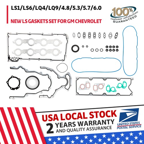 MGT Gasket Set Kit Head Gaskets Fits LS1/LS6/LQ4/LQ9/4.8/5.3/5.7/6.0L ...