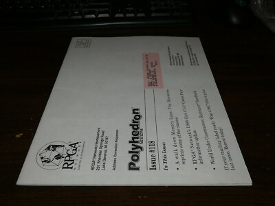 TSR: RPGA: Polyhedron Newszine Issue #118 with mailer | eBay