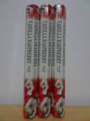 Vanilla Raspberry Incense 3 Packs x 20 Sticks HEM Hex 60 Sticks | eBay