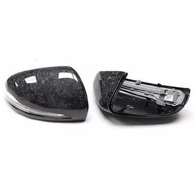 Forged Carbon Fiber Car Side Mirror Cover For Mercedes Benz C63 W205 ...