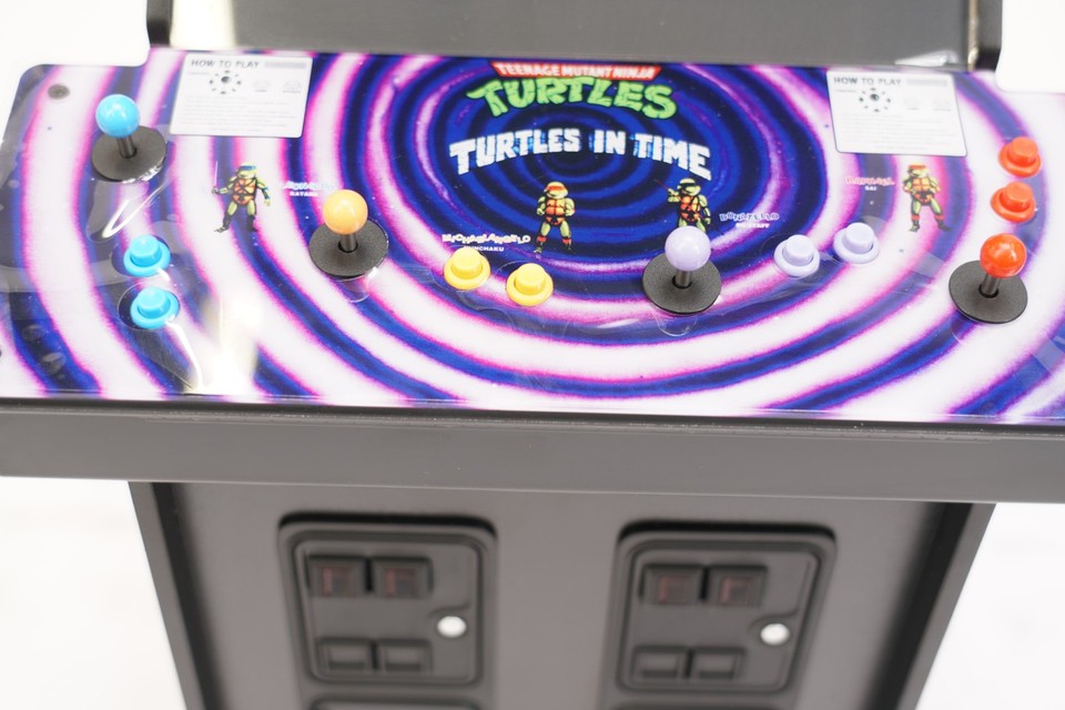 Quarter Arcades Teenage Mutant Ninja Turtles in Time Wooden Replica ...