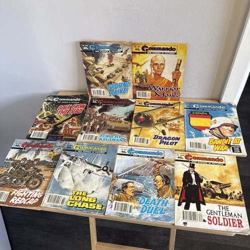 10 x Commando Comic Books Job Lot / Bundle 1990's 90's Vintage Mixed | eBay