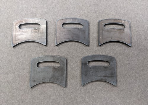 *5 PACK* Slotted Weld Tabs 3-in Tube Mild Steel Turbo Piping Exhaust ...