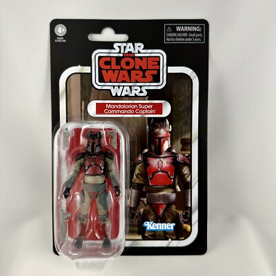 STAR WARS TVC VINTAGE CLONE WARS: MANDALORIAN SUPER COMMANDO CAPTAIN ...