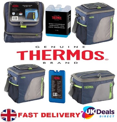 GENUINE THERMOS COOLER COOLING NAVY BAG COOL BOX INSULATED CAMPING FOOD ...