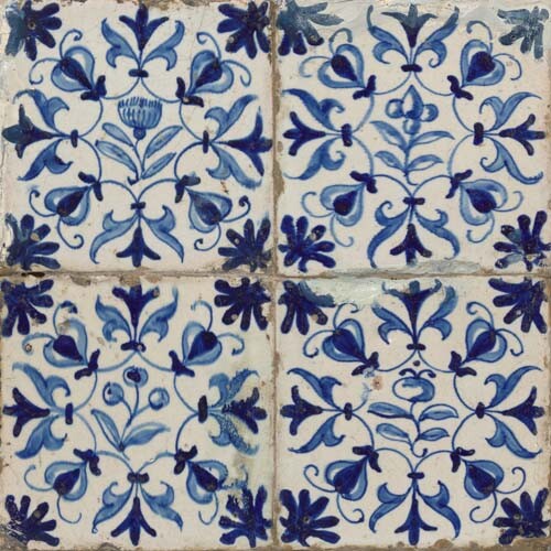 20x Blue Vintage Peel and Stick Tiles Sticker Bathroom Kitchen Self ...