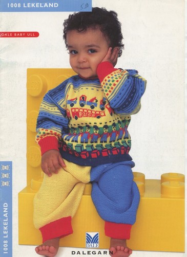Dalegarn 1008 Lekeland Dale Baby Ull Norwegian Knitting Pattern ...