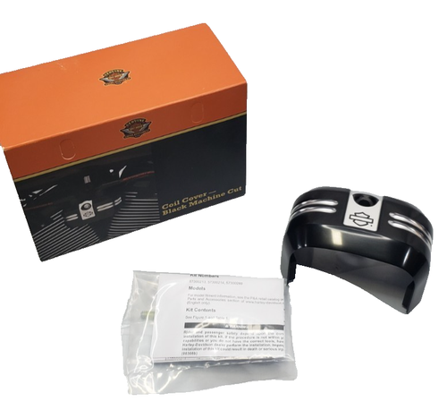 Harley Davidson Coil Cover Black Machine Cut 57300289 *New, Open Box | eBay
