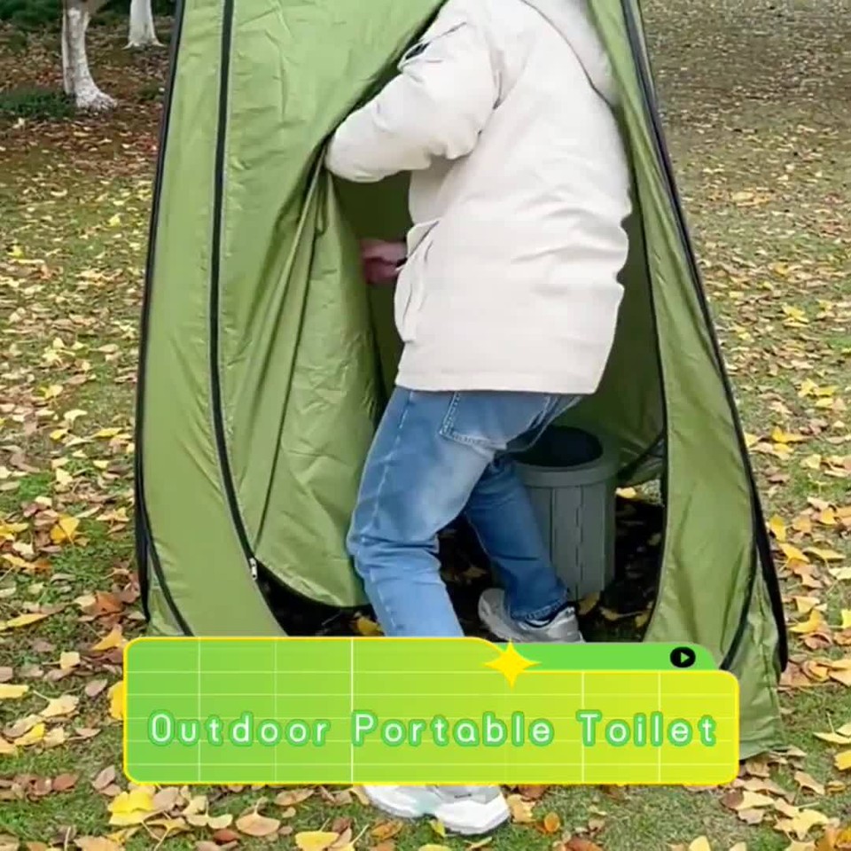 Portable Camping Toilet Folding Toilet for Adults & Kids Hiking ...