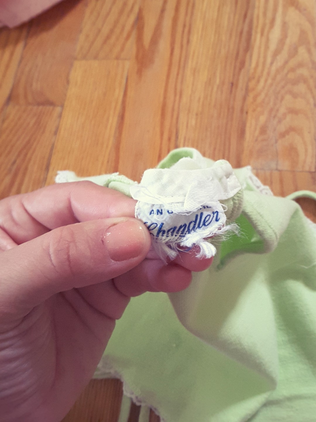 Vintage Cloth Baby Bid green with turtle lace trimmed | eBay