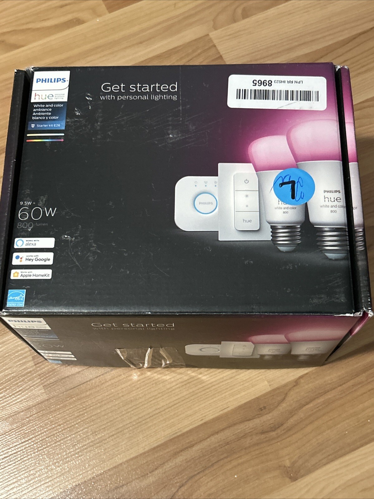 Philips Hue Smart Light Starter Kit - Includes Bridge, Dimmer Switch ...