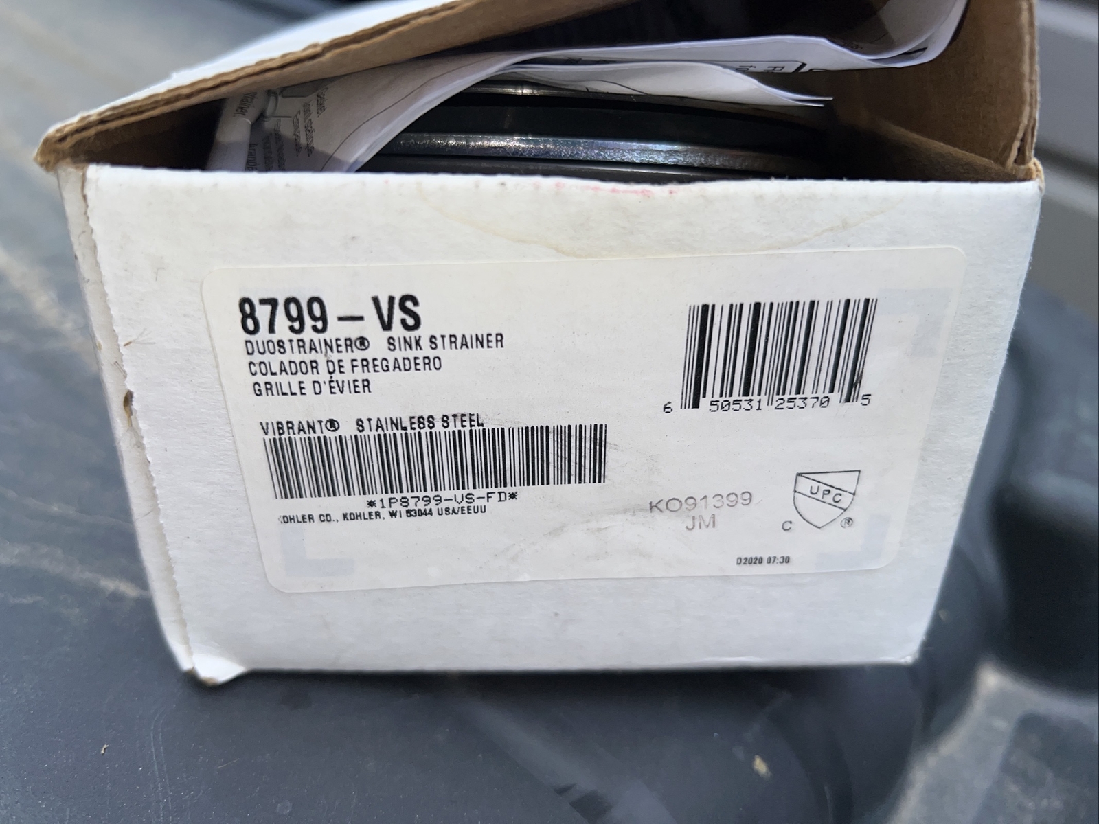 KOHLER K-8799-VS Duostrainer Sink Strainer 1.5 Vibrant Stainless | eBay