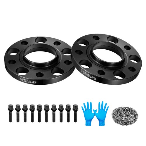 2PCS 15mm 5x120mm Hubcentric Wheel Spacers 72.56mm For BMW 335i 328i ...