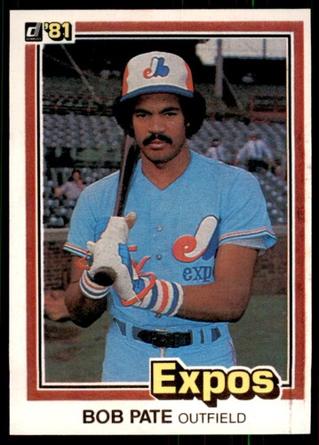 1981 Donruss Bob Pate Rookie Montreal Expos #545 | eBay