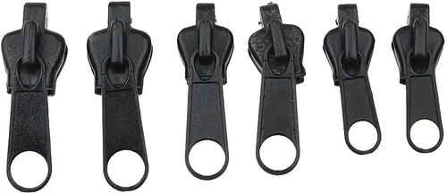 6Pcs Black Fix Zip Puller, Zip Slider Repair Instant Kit, Instant ...