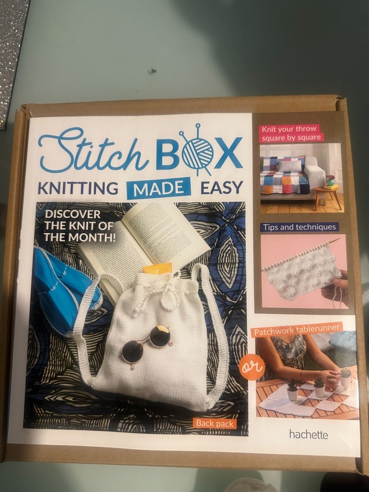Stitch Box Knitting Made Easy Set – New box– 6 Yarn Balls Included with ...