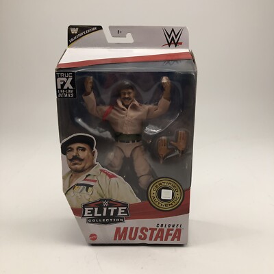 NEW 2021 Mattel WWE Collectors Edition Elite Collection Colonel Mustafa ...