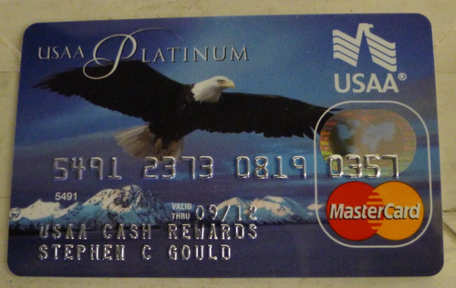 USAA Credit Card MasterCard - Un-Signed Vintage Expired Collectible | eBay