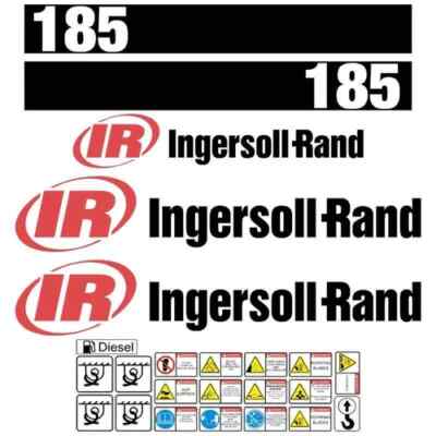 Ingersoll Rand 185 Air Compressor Decal Kit Replacement Stickers | eBay