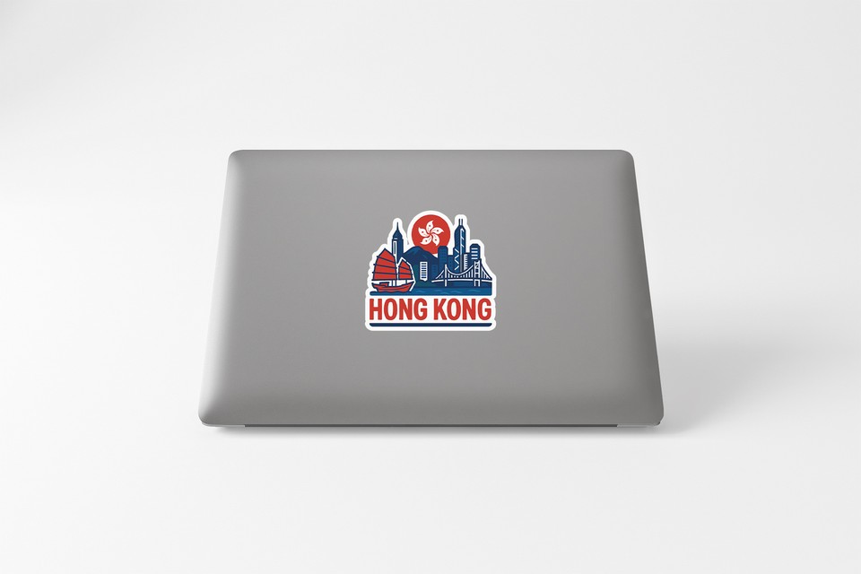 Hong Kong Sticker Decal Vinyl Die-Cut City Skyline Landmark Design | eBay