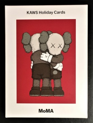 KAWS x MoMA 'Together' 2018 Box of 12 Christmas X-mas Holiday Note ...