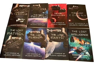 Lot of 11 PB Books VAUGHN HEPPNER LOST Destroyer, LOST PLANET, Barrier ...