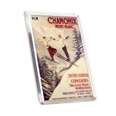 JUMBO MAGNET - Vintage Travel - Chamonix Mont-Blanc | eBay UK