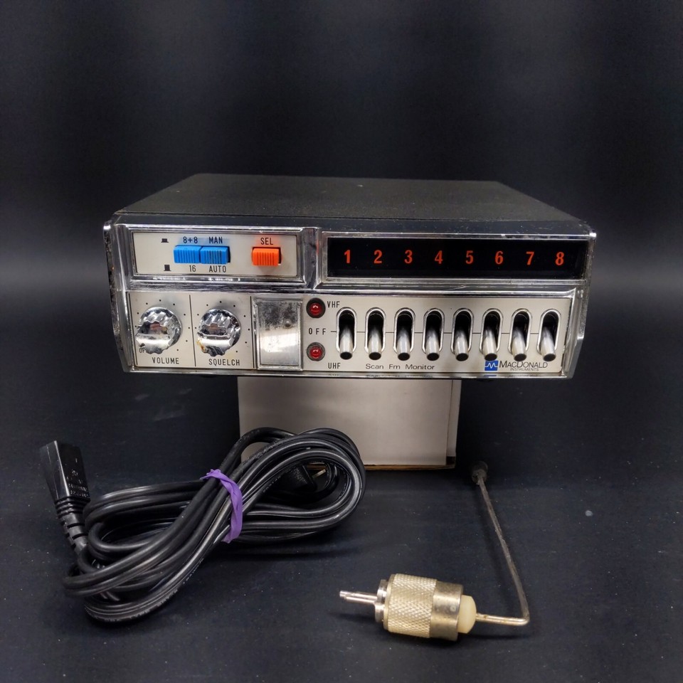 MacDonald Instruments VHF/UHF FM Scanner Model CE-110 | eBay