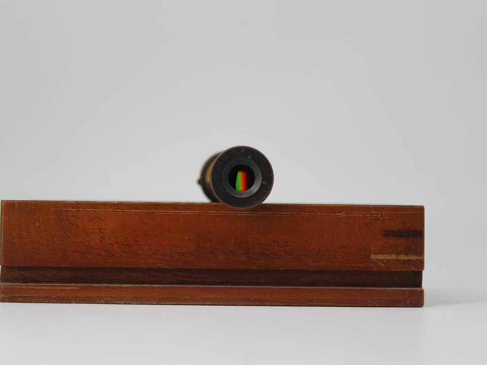 Antique Brass Microscope Pocket Spectroscope #TG7 | eBay