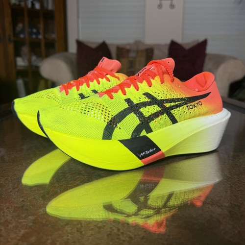 ASICS Metaspeed Edge Tokyo Women's 8 Neon Carbon Plated Running ...