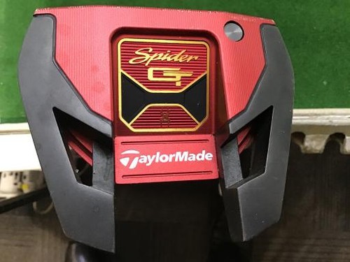 TaylorMade Spider GT Red Small Slant Putter 34" Steel Flex Men’s Right ...