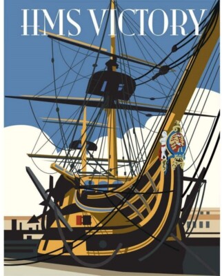 HMS Victory steel fridge magnet (se) | eBay