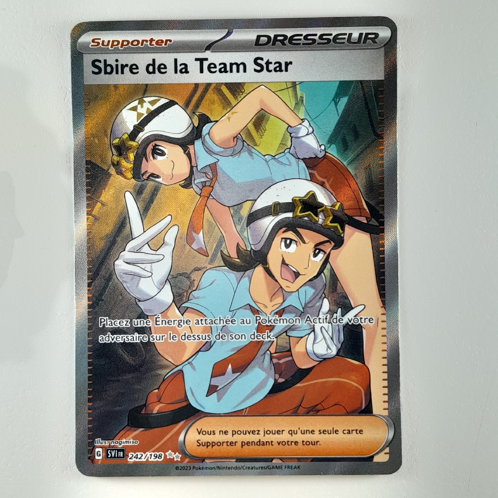 TEAM STAR 242/198 SBIRE Card Pokemon Scarlet & Purple New FR (136) | eBay