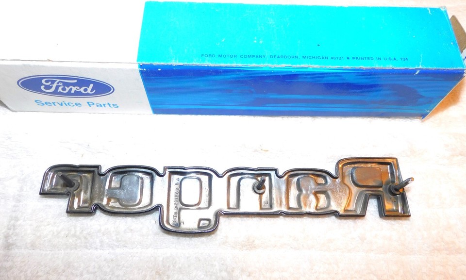1973-1979 Ford F100 F150 F250 F350 F500 Truck NOS RANGER BED EMBLEM ...