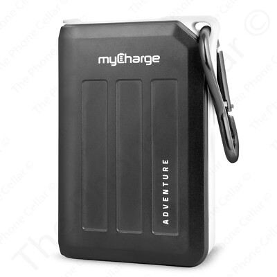 myCharge Adventure H2O Turbo Power Bank AHCT10KG-A 10050mAh IP67 Rugged ...