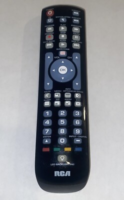 RCA RCRN04GR Universal 4 Device Remote Control with LED Backlighting‼️‼ ...