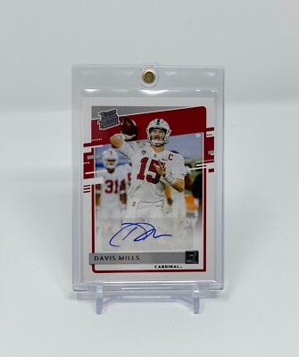 Davis Mills 2021 Chronicles Draft Picks Donruss Rated Rookie Auto RC ...