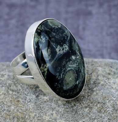 Kamababa Jasper Gemstone 925 Sterling Silver Handmade Beautiful Jewelry ...