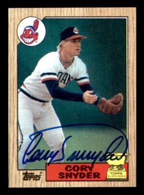 1987 Topps Baseball #192 Cory Snyder Signed Autograph (No COA) *e1 | eBay