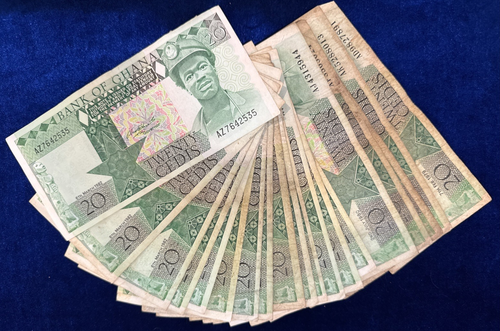 Ghana 19-Note Lot (19) 1979 1980 1982 Twenty 20 Cedis P-21 Free Shipping | eBay