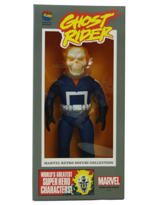 Marvel Medicom Ghost Rider Figure Retro Sofubi Collection Brand New In ...